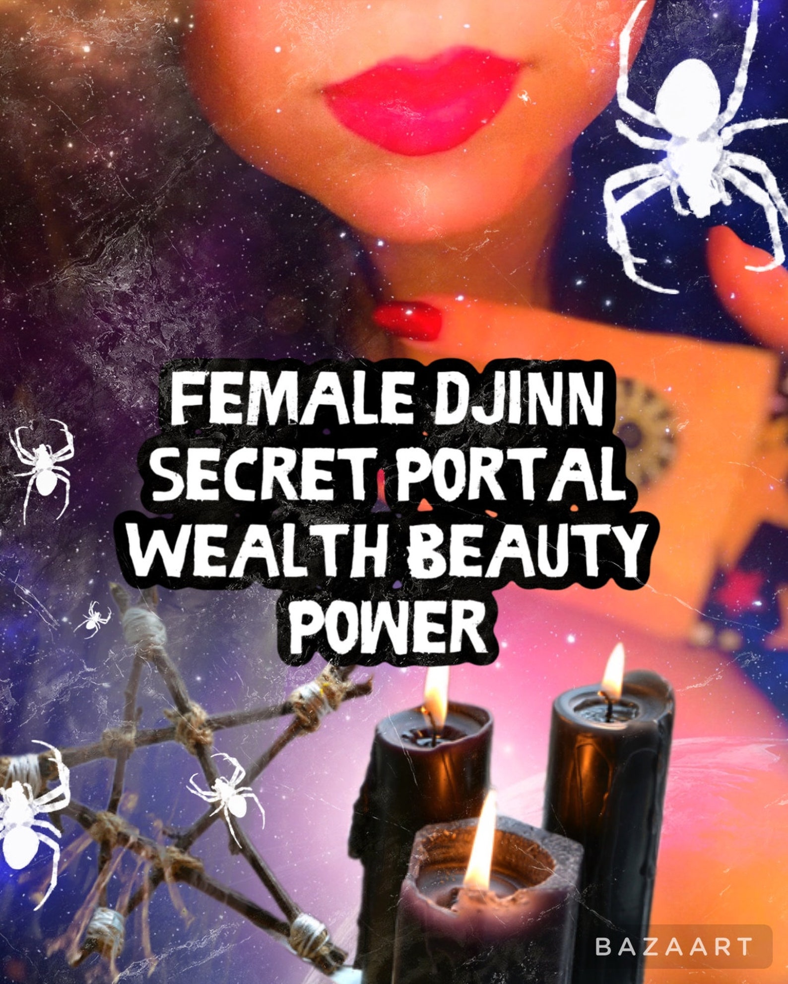 Rare FEMALE DJINN Secret PORTAL Wealth Power Beauty Direct Binding ...