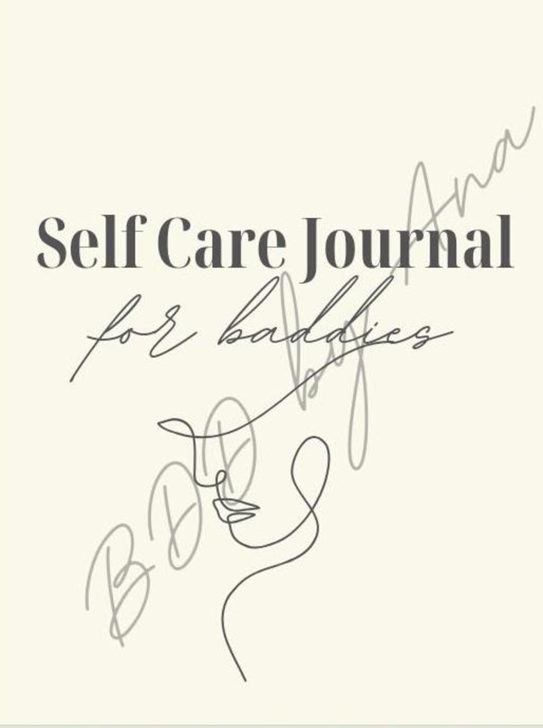 Self Care Journal for Baddies - Etsy