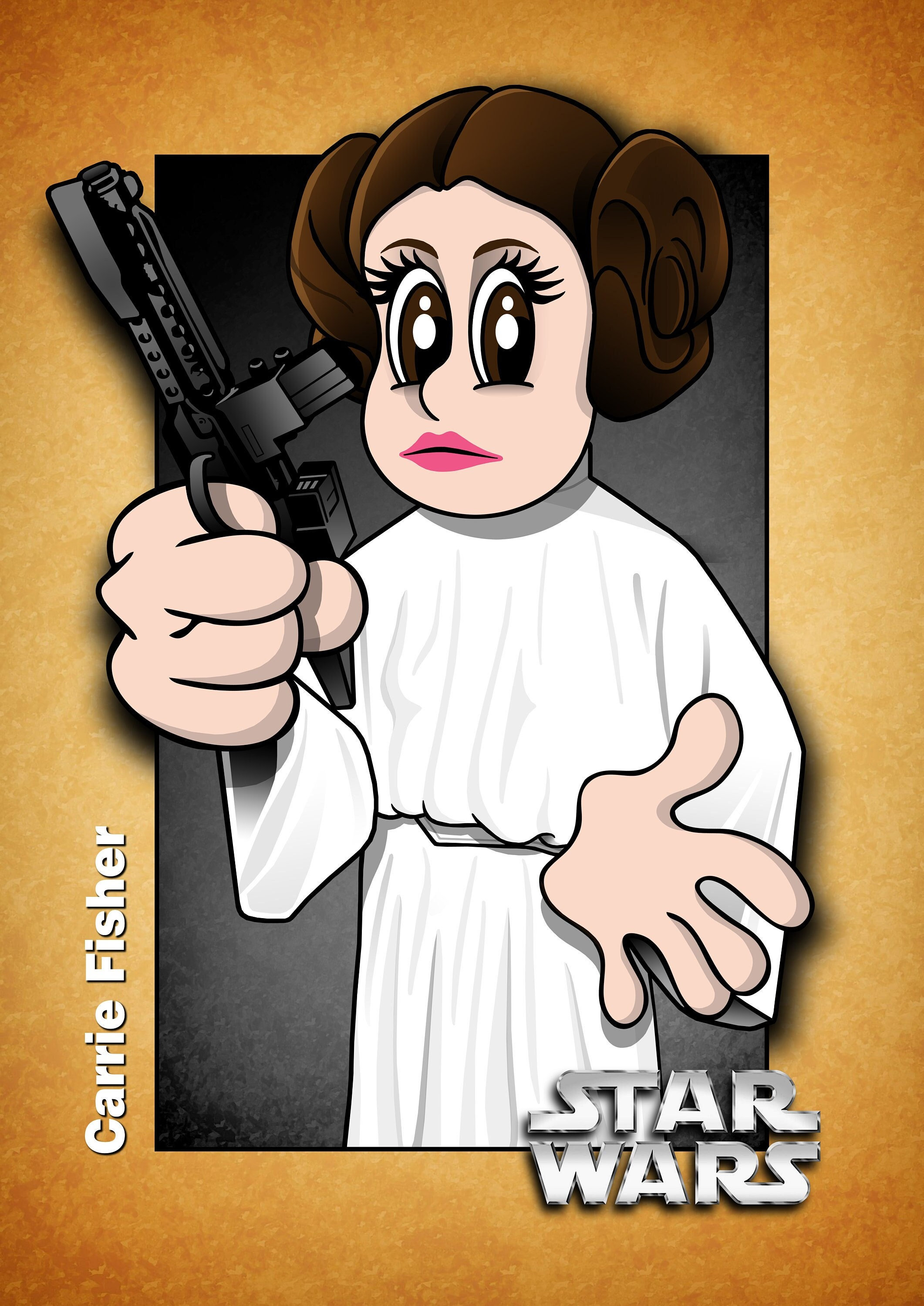 Star Wars Princess Leia Anime
