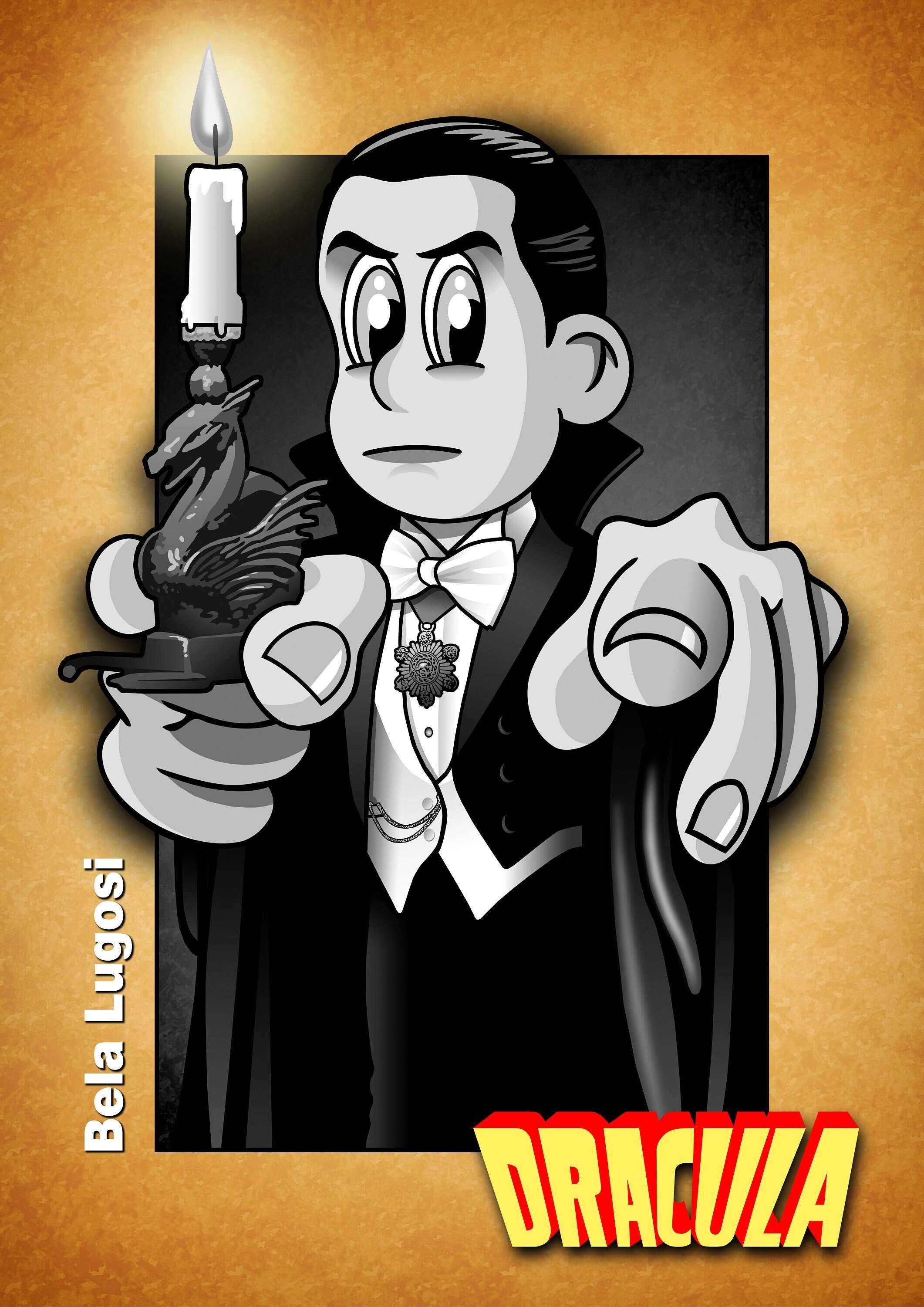 Dracula,halloween Gift, Bela Lugosi, Universal Monsters, Personalized ...