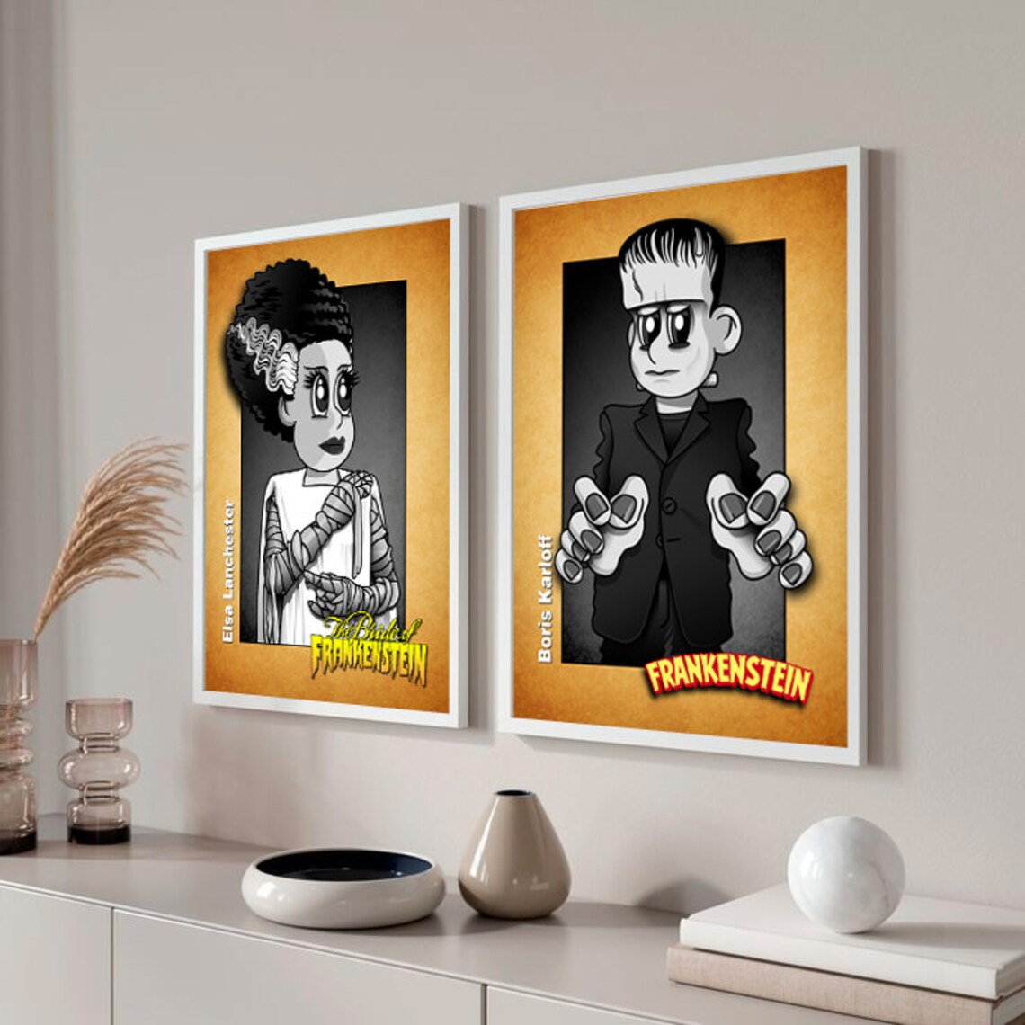 FRANKENSTEIN, Halloween Gift, Boris Karloff, Universal Monster, Monster ...