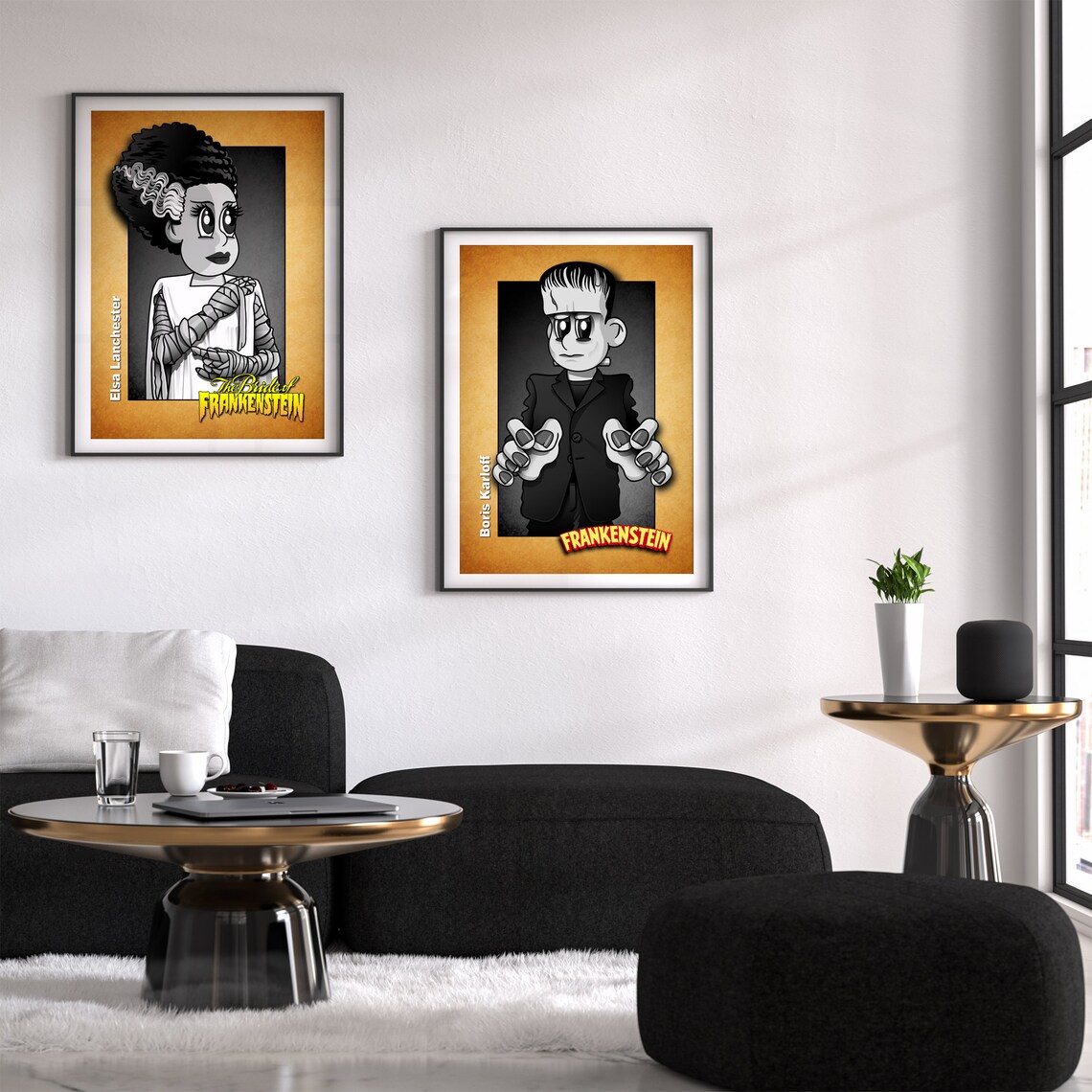 FRANKENSTEIN, Halloween Gift, Boris Karloff, Universal Monster, Monster ...
