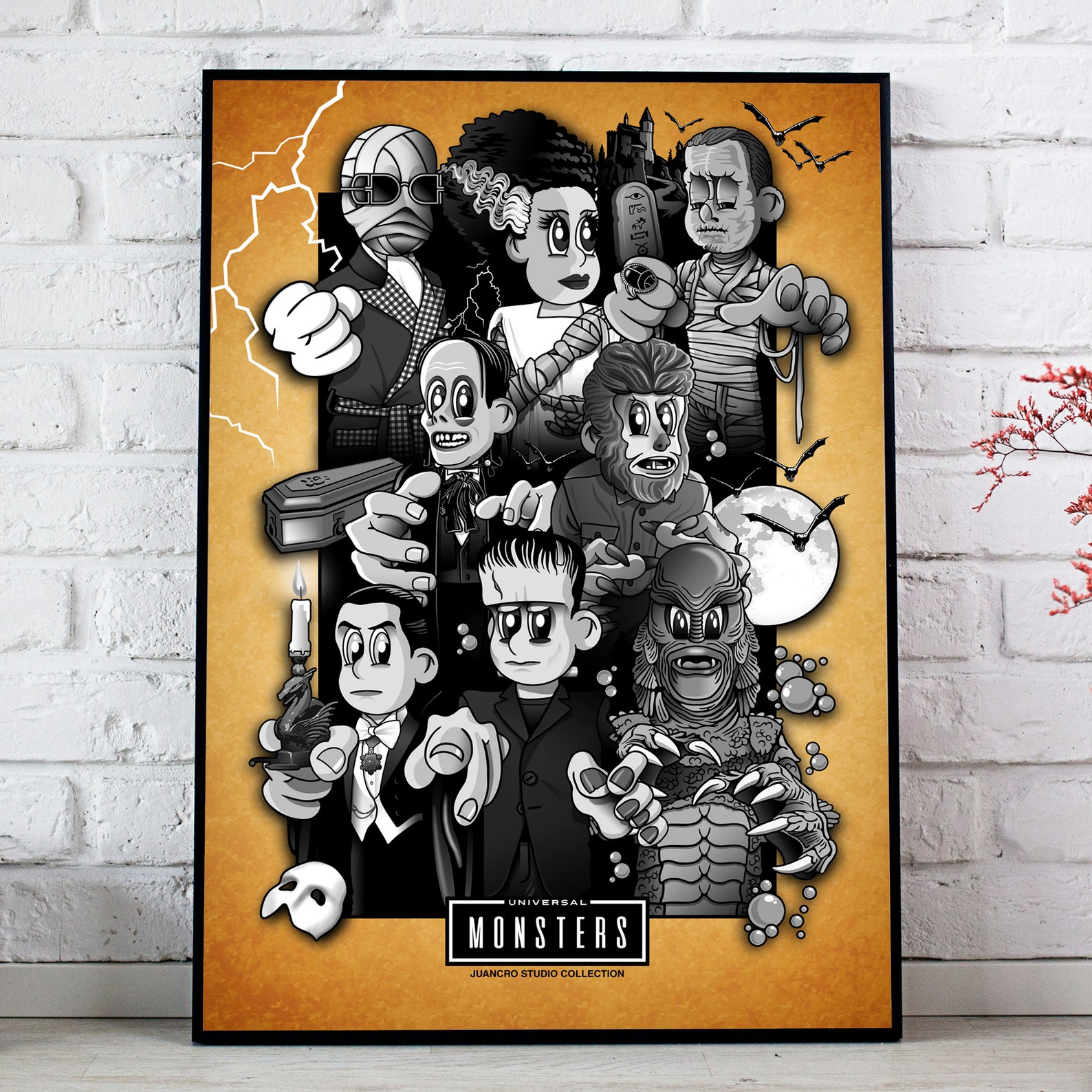 UNIVERSAL MONSTERS, Halloween Gift, Dracula, Frankenstein, Bride of ...