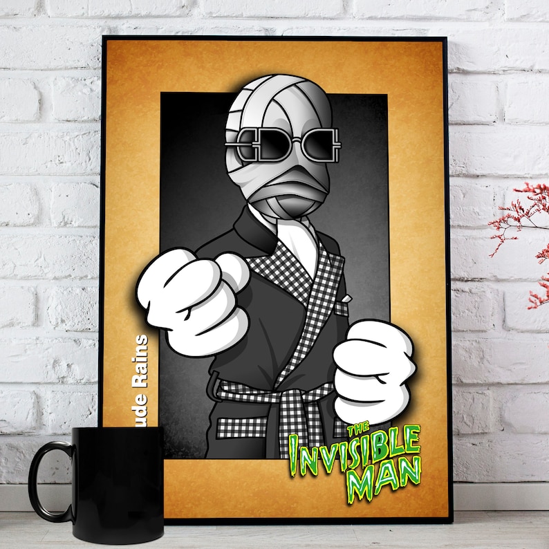 THE INVISIBLE MAN, Halloween Gift, Claude Rains, Universal Monsters ...