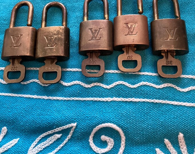 Vintage Authentic Louis Vuitton Lock & Key - Etsy