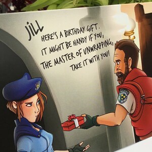 Resident Evil Birthday Card - Jill & Barry: Master of Unwrapping ...