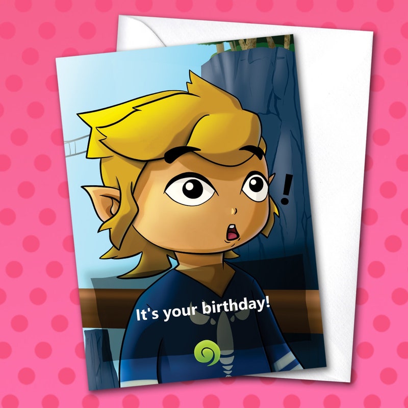 Nintendo Birthday Card - Etsy