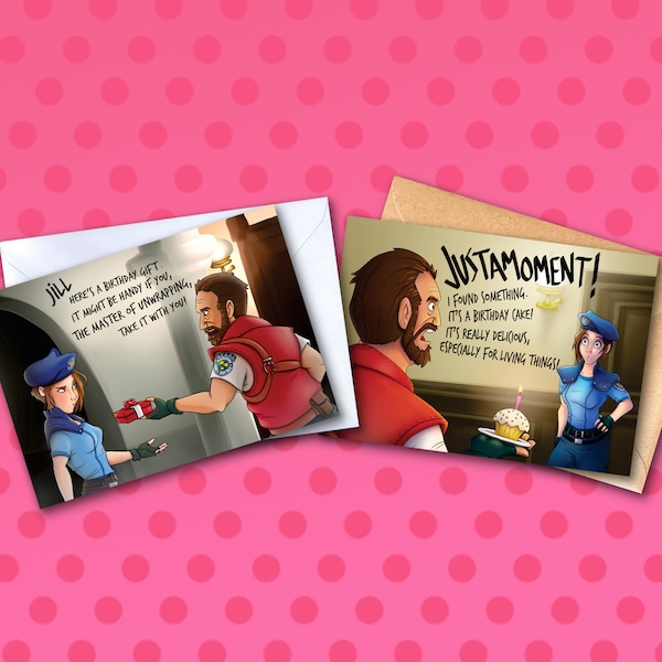 Resident Evil Birthday Card - Etsy