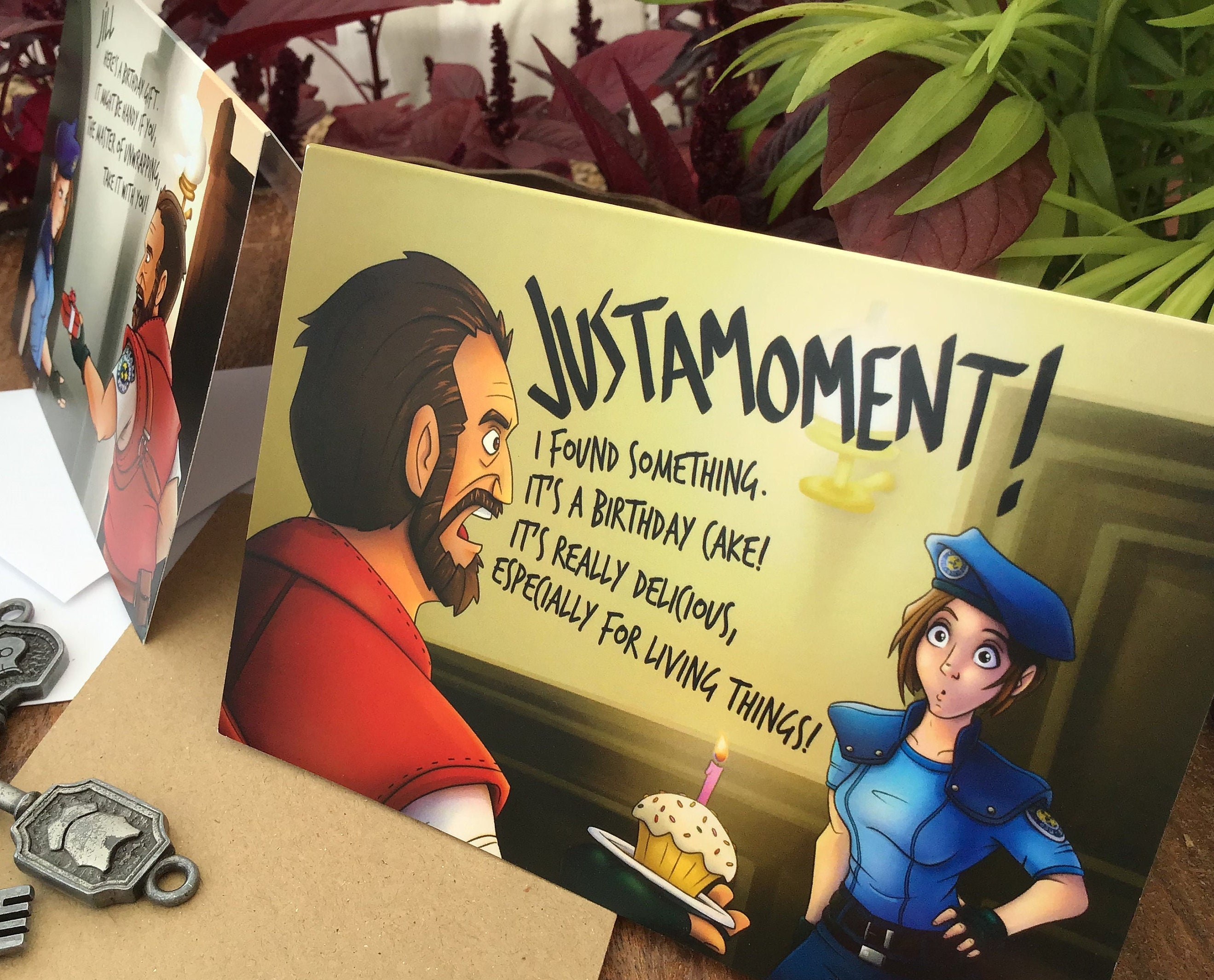 Resident Evil Birthday Card TWO PACK Jill & Barry X 2 Greetings Cards ...