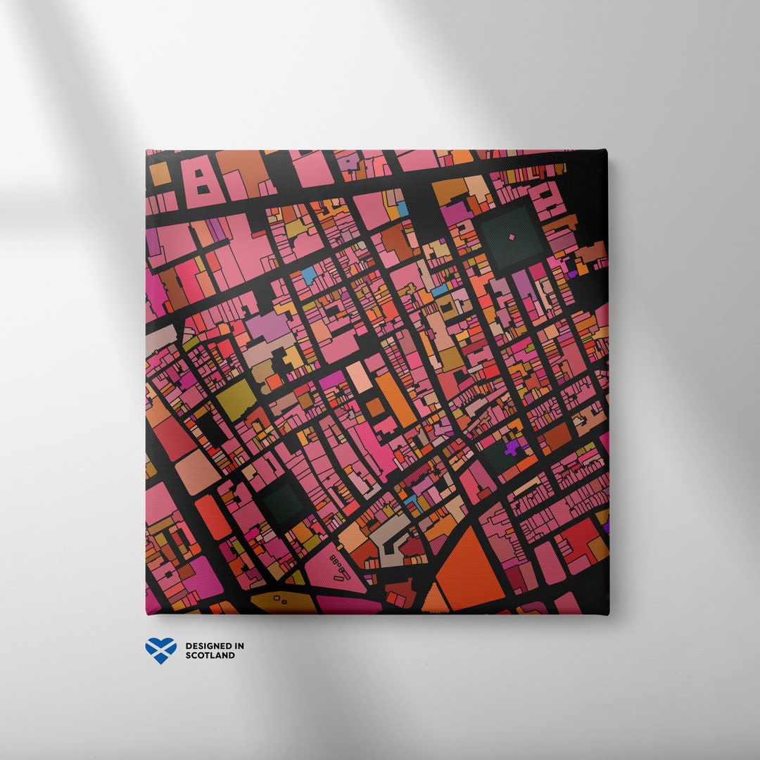 Soho, London, England, City Map. an Unusual, Colourful and Creative Art ...