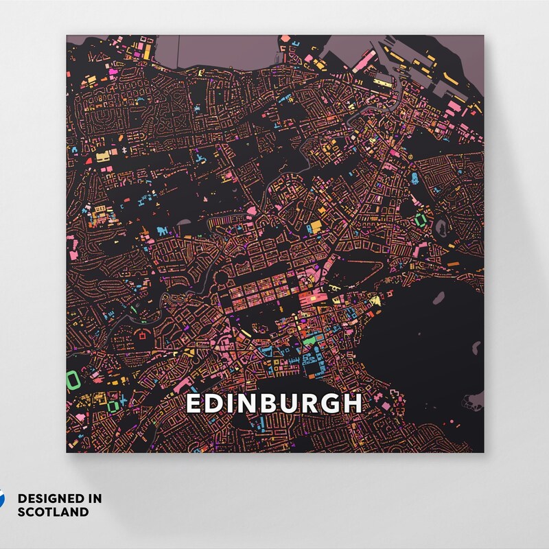 Cool Map of Scotland - Etsy