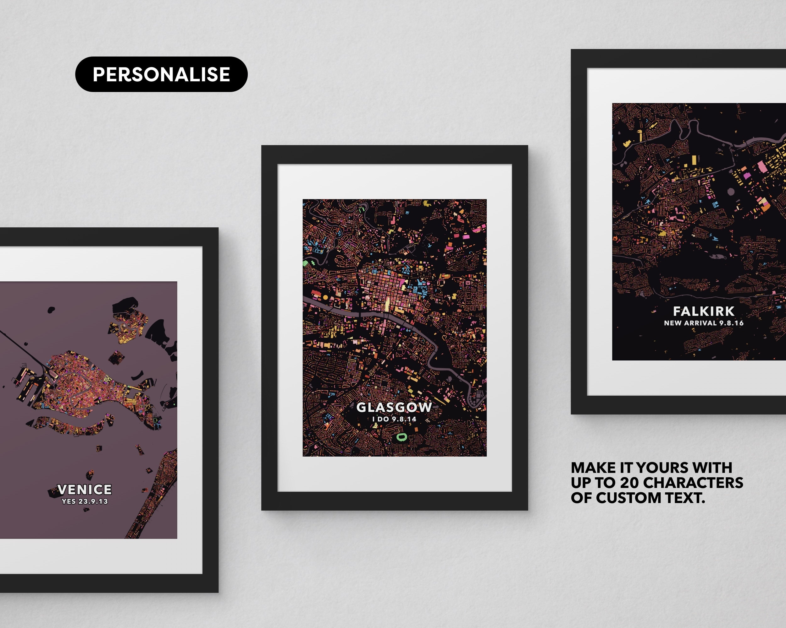 Tarzana, Los Angeles, USA, City Map Print. an Unusual, Colourful and ...