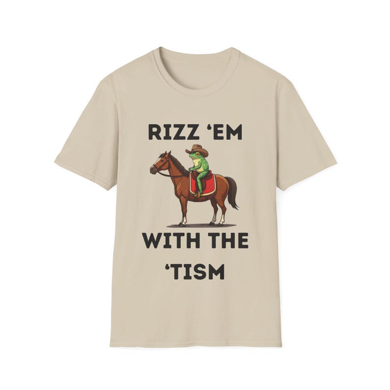Rizz Em With the Tism Cowboy Frog Autism T-shirt - Etsy UK