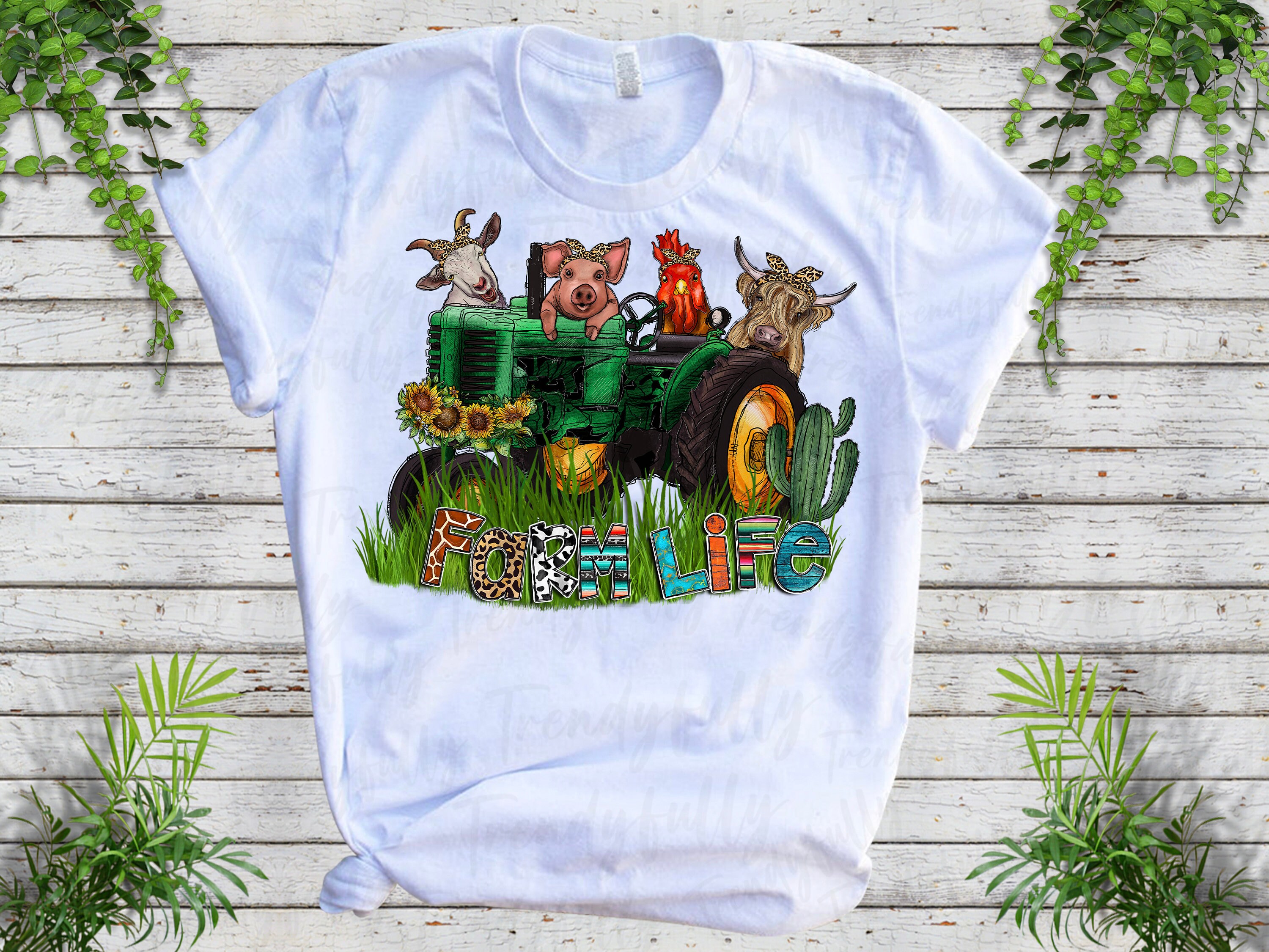 Farm Life Png, Farm Life Animals, Cow, Pig, Tractor Png, Goat, Western ...