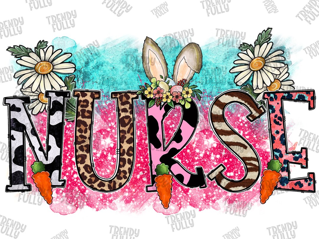 Easter Nurse Png, Happy Easter PNG, Easter, Nurse Png, Rabbit Png ...