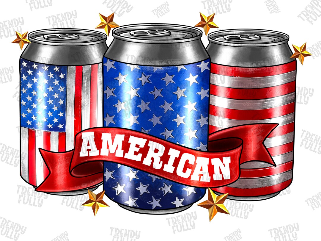 Ameri Can Png, Sublimation Design, 4th of July Png, America Png, Independence Day Png, Patriotic ...