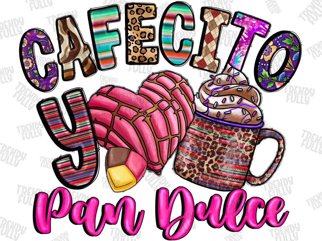 Cafecito Y Pan Dulce PNG, Frida Khalo Sublimation, Sublimation Designs ...