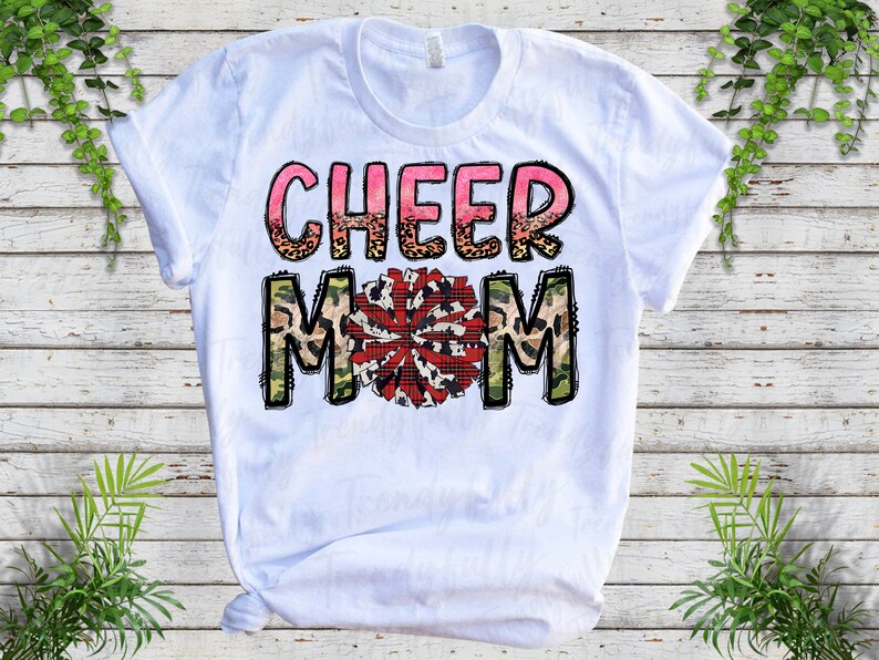 Cheer Mom Png, Western, Camouflage, Cheer Pom Pom Png, Cheer Png, Mom ...