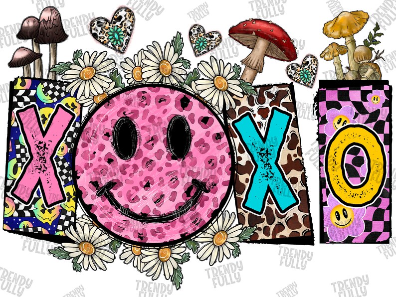 Xoxo Hugs and Kisses Png Xoxo Emoji Png Valentine - Etsy