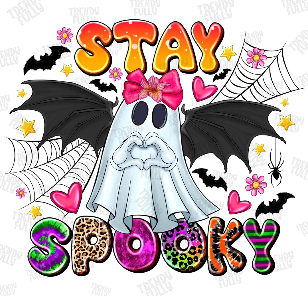 Stay Spooky Png, Spooky Season Png, Cricut Cut Files, Halloween Shirt ...