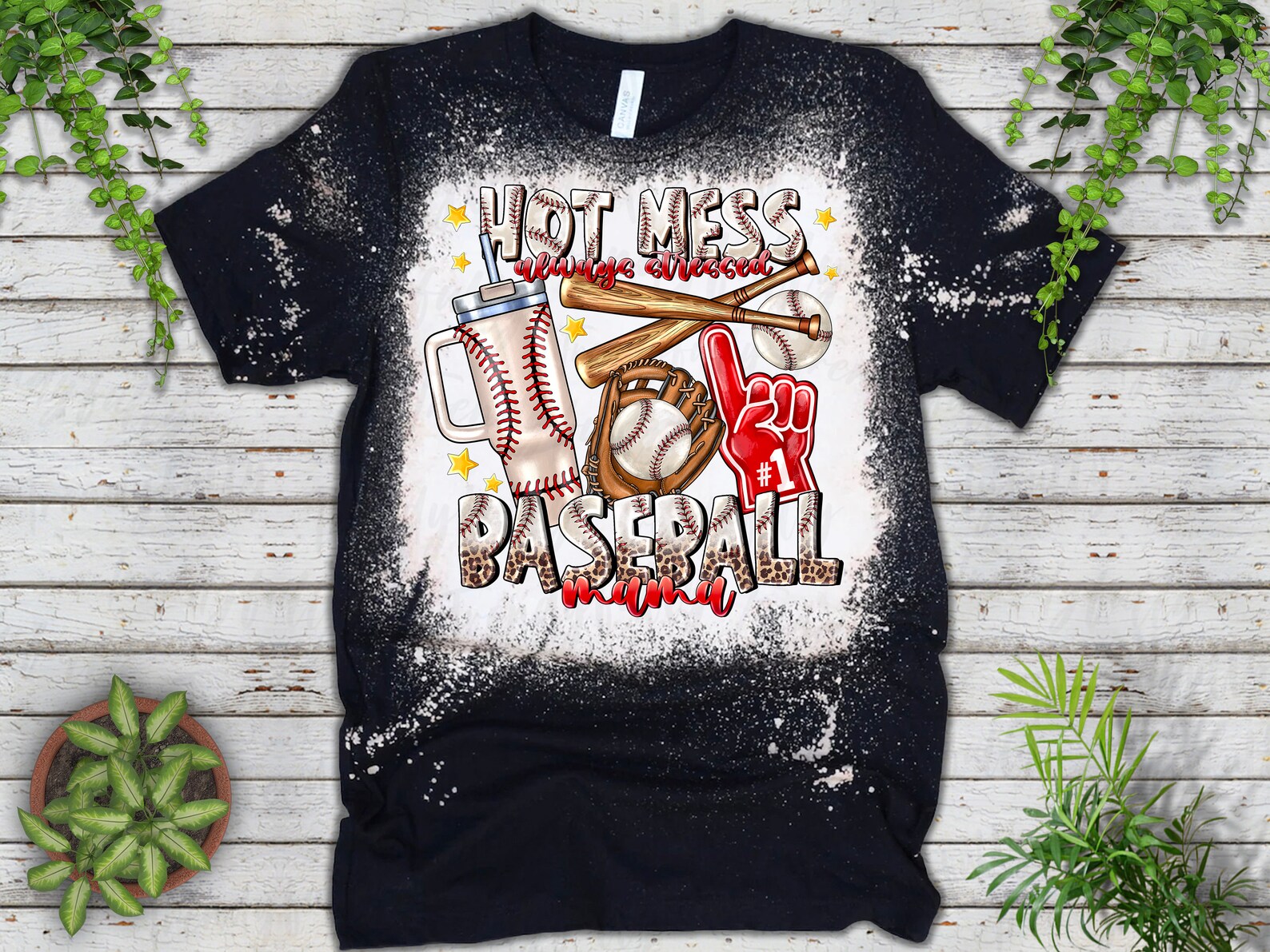 Hot Mess Always Stressed Baseball Mama Png Sublimation Design Download ...