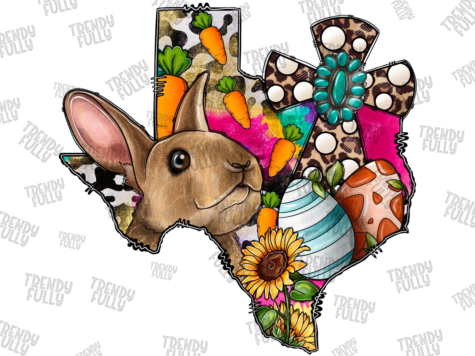 Easter Texas Png Happy Easter PNG Texas Map Cross Png - Etsy