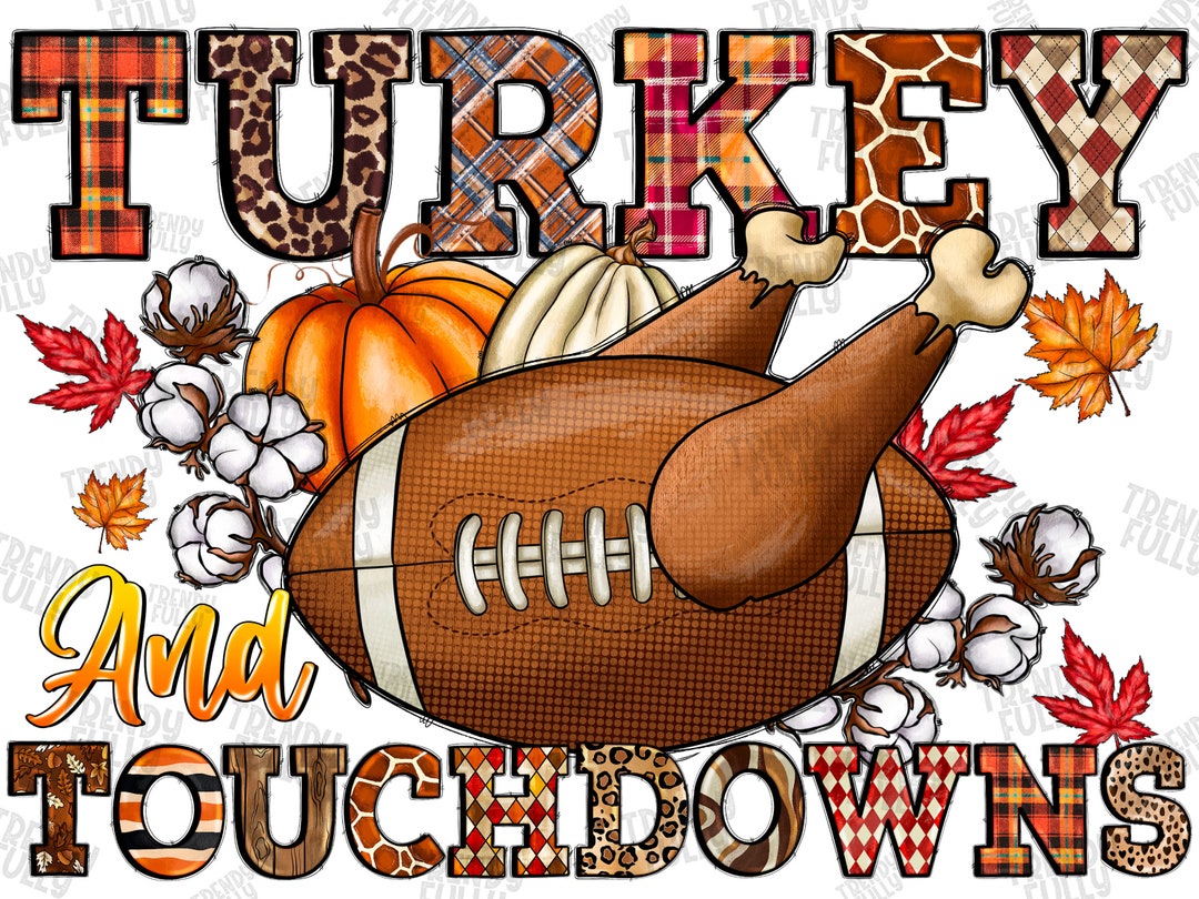 Turkey and Touchdowns Png, Pumpkin Clipart, Leopard Pumpkin,football ...