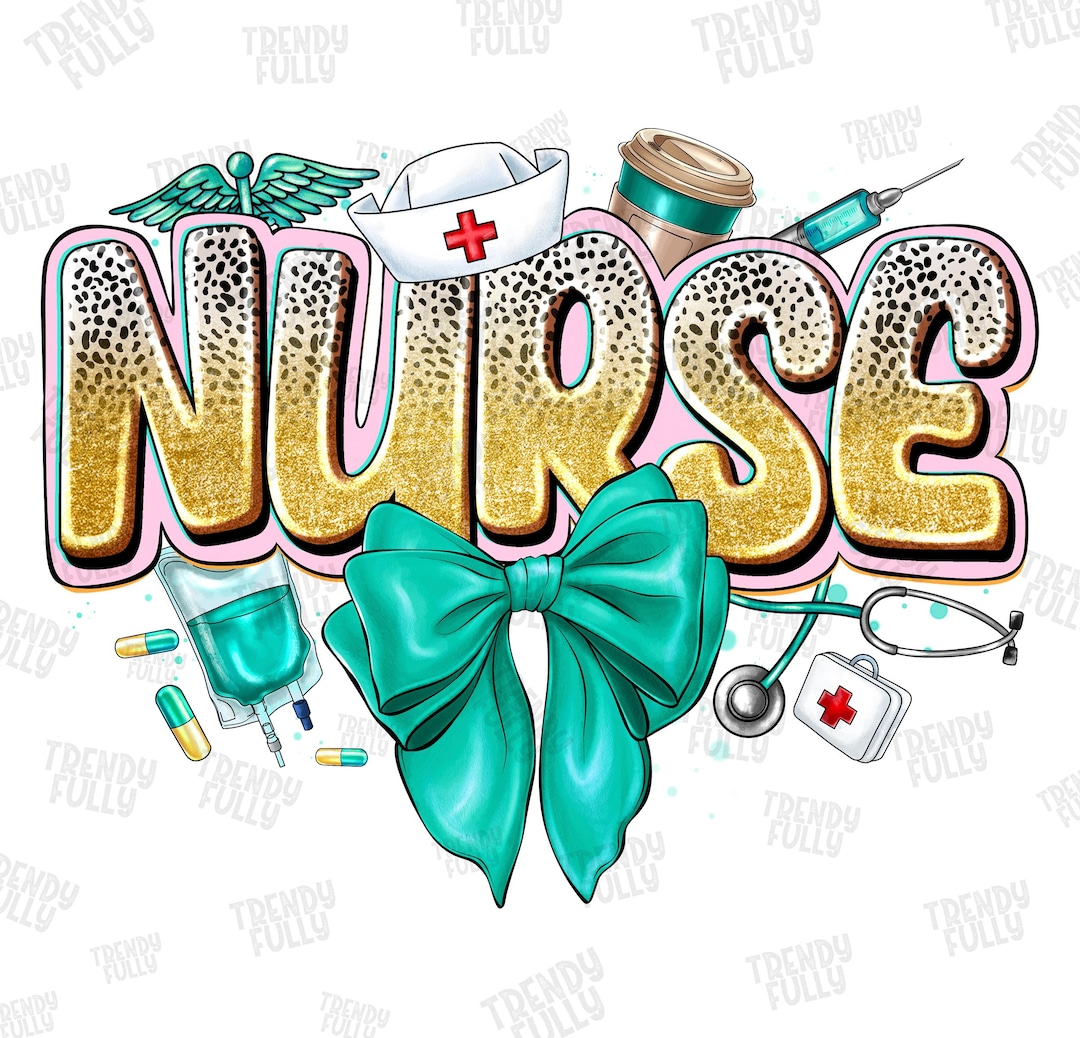 Nurse PNG, Coquette PNG, Nurse Design PNG, Nurse Life Png, Nursing Png ...