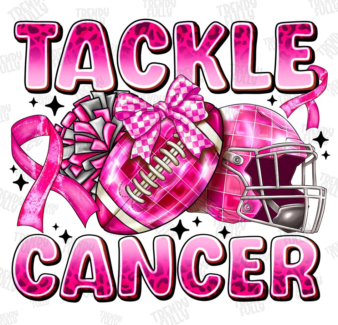 Tackle Cancer Png, Breast Cancer Png, Coquette Football Pink Out Png ...