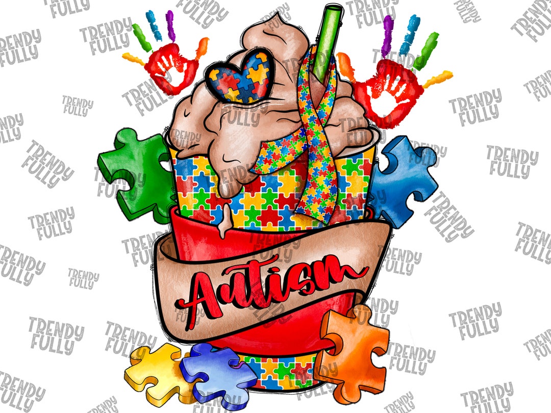 Autism Awareness Day Coffee Cups Png Sublimation Design Download ...