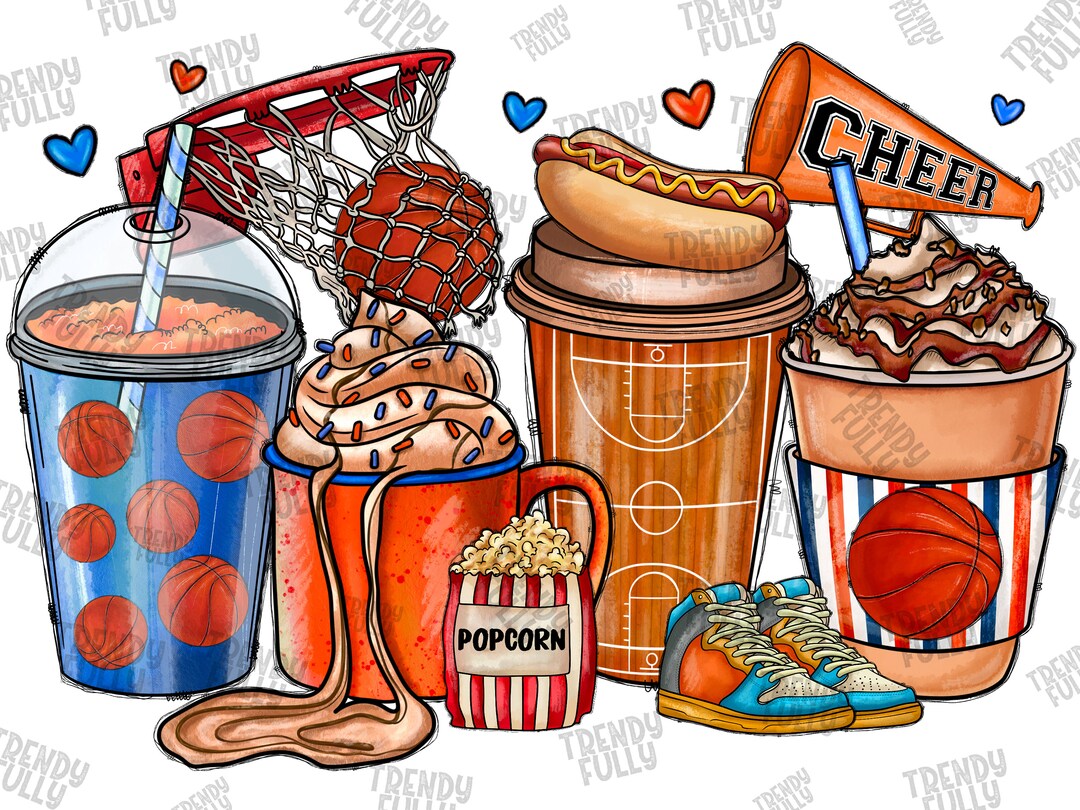 Basketball Coffee Cups Png Sublimation Design, Basketball Png, Sport ...