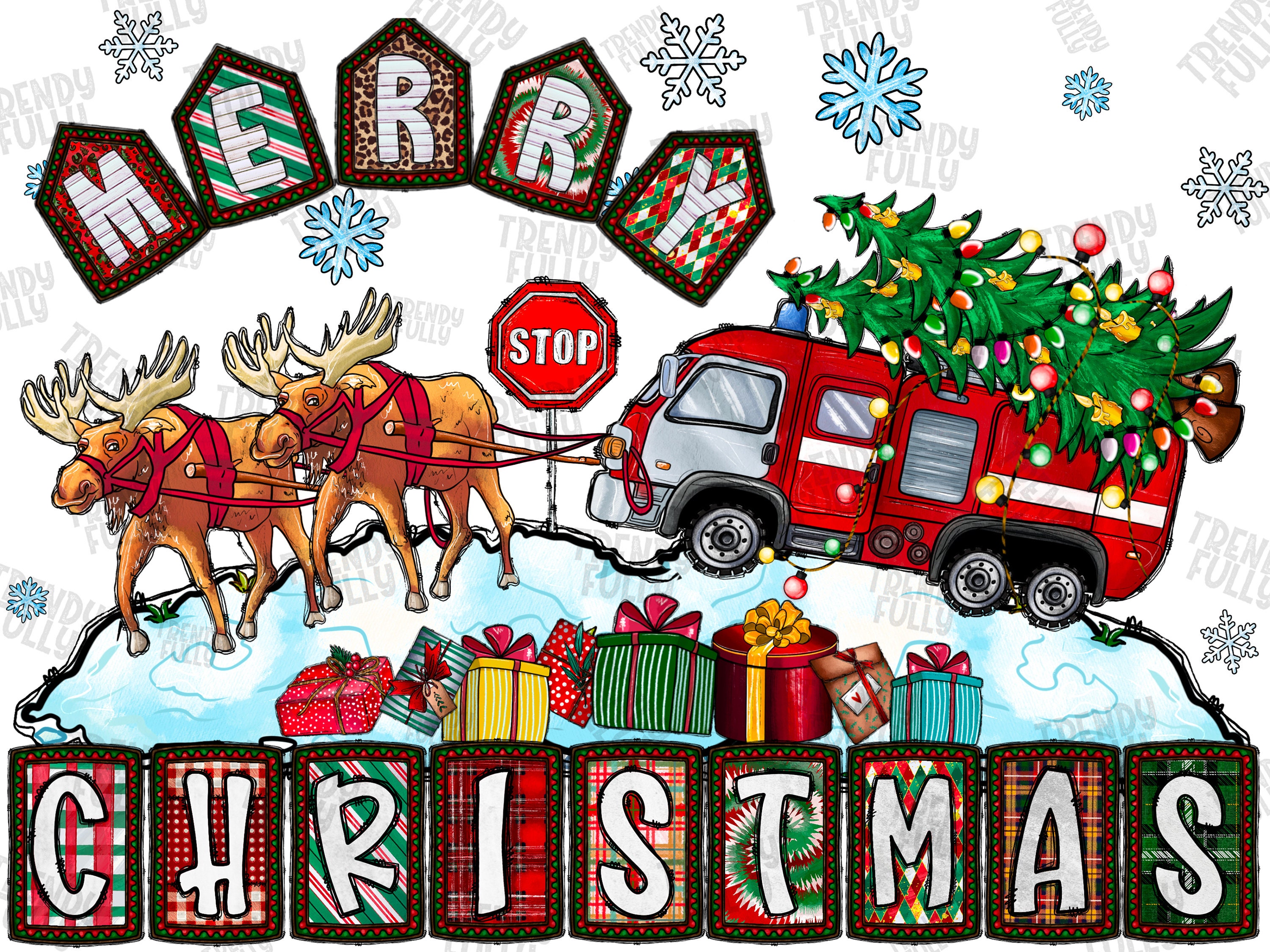 Fire Department Christmas Clip Art