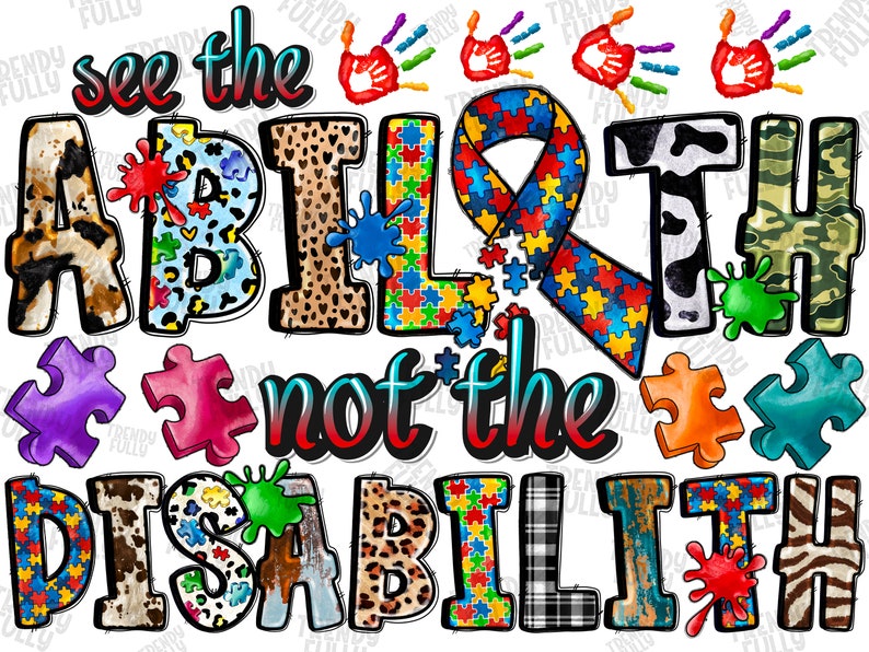 Autism Png Sublimation Design Download Autism Awareness Png - Etsy