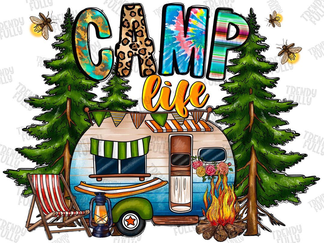 Camp Life PNG File, Camp PNG, Camping Design PNG, Leopard, Camp Life ...