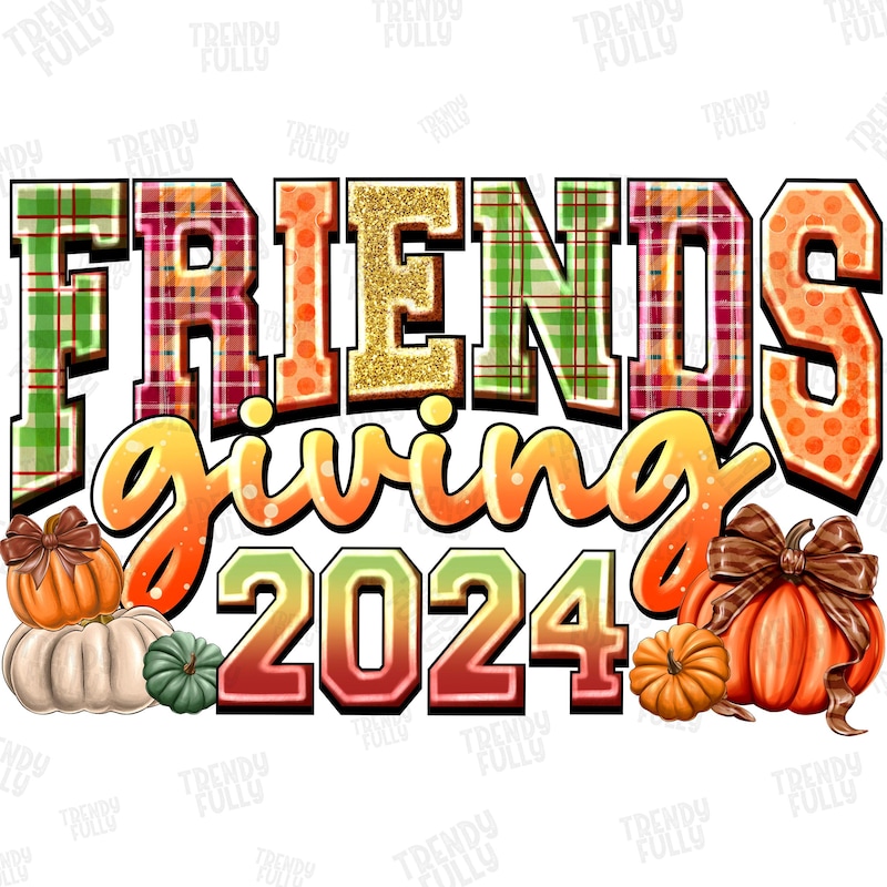 Friendsgiving Png - Etsy