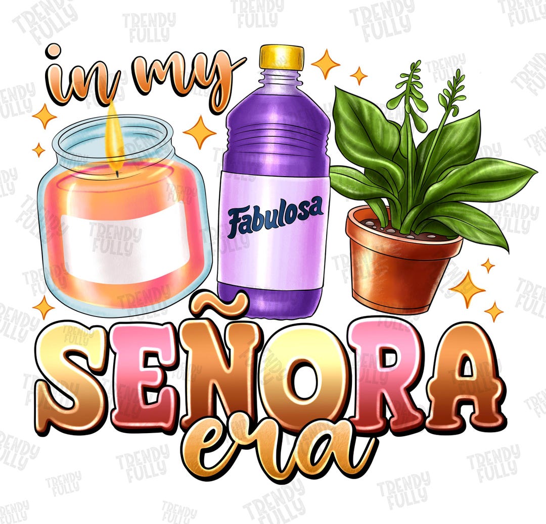 In My Señora Era PNG, Plant Lady Png, Señora Png, Latina Png, Concha ...