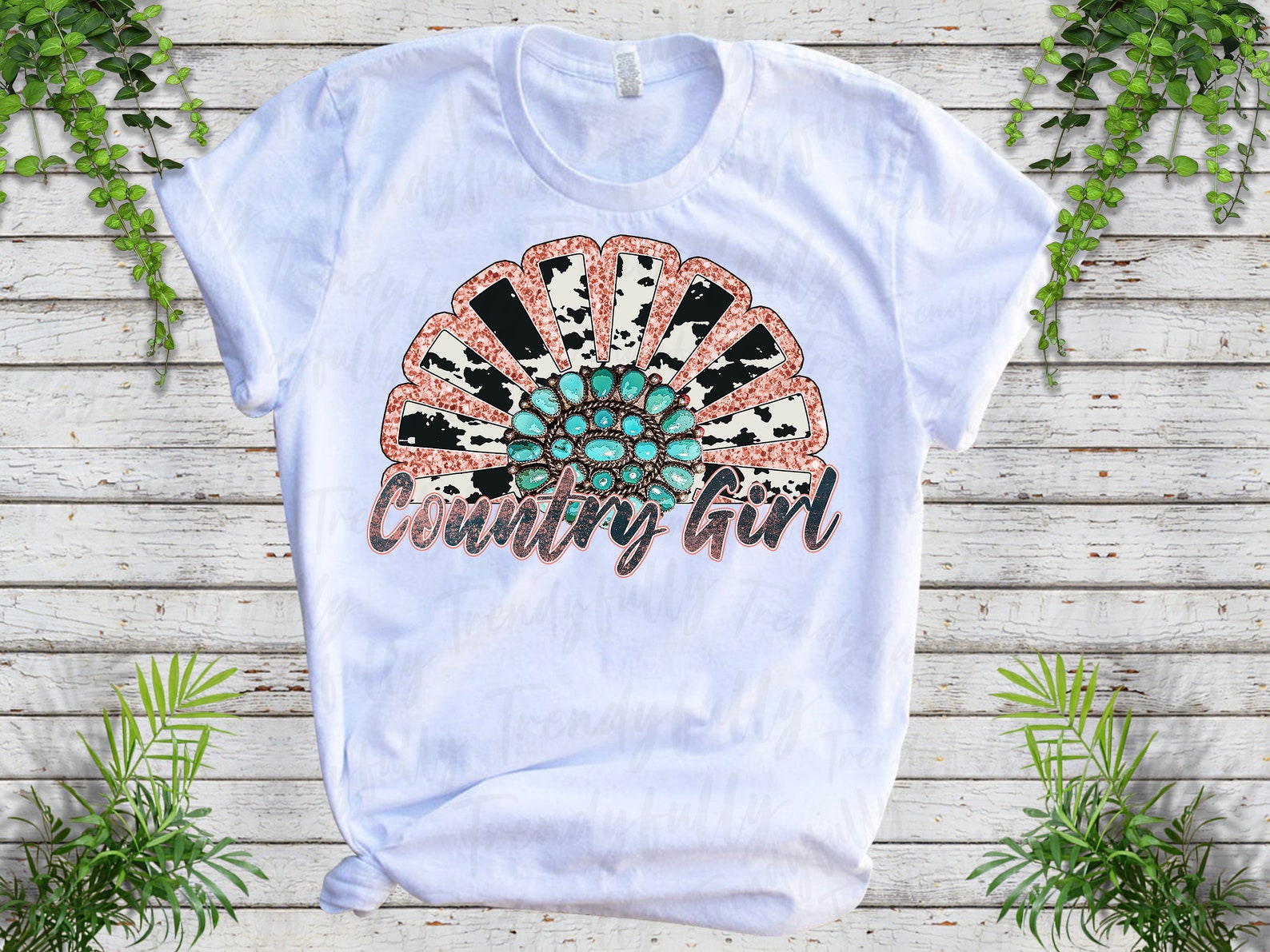 Country Girl PNG Turquoise Sublimation Designs Download - Etsy