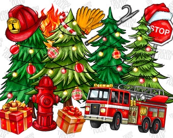 Fire Department Christmas Clip Art