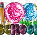 Disco Ball 100 Days of School Png Sublimation Design Download, Happy ...