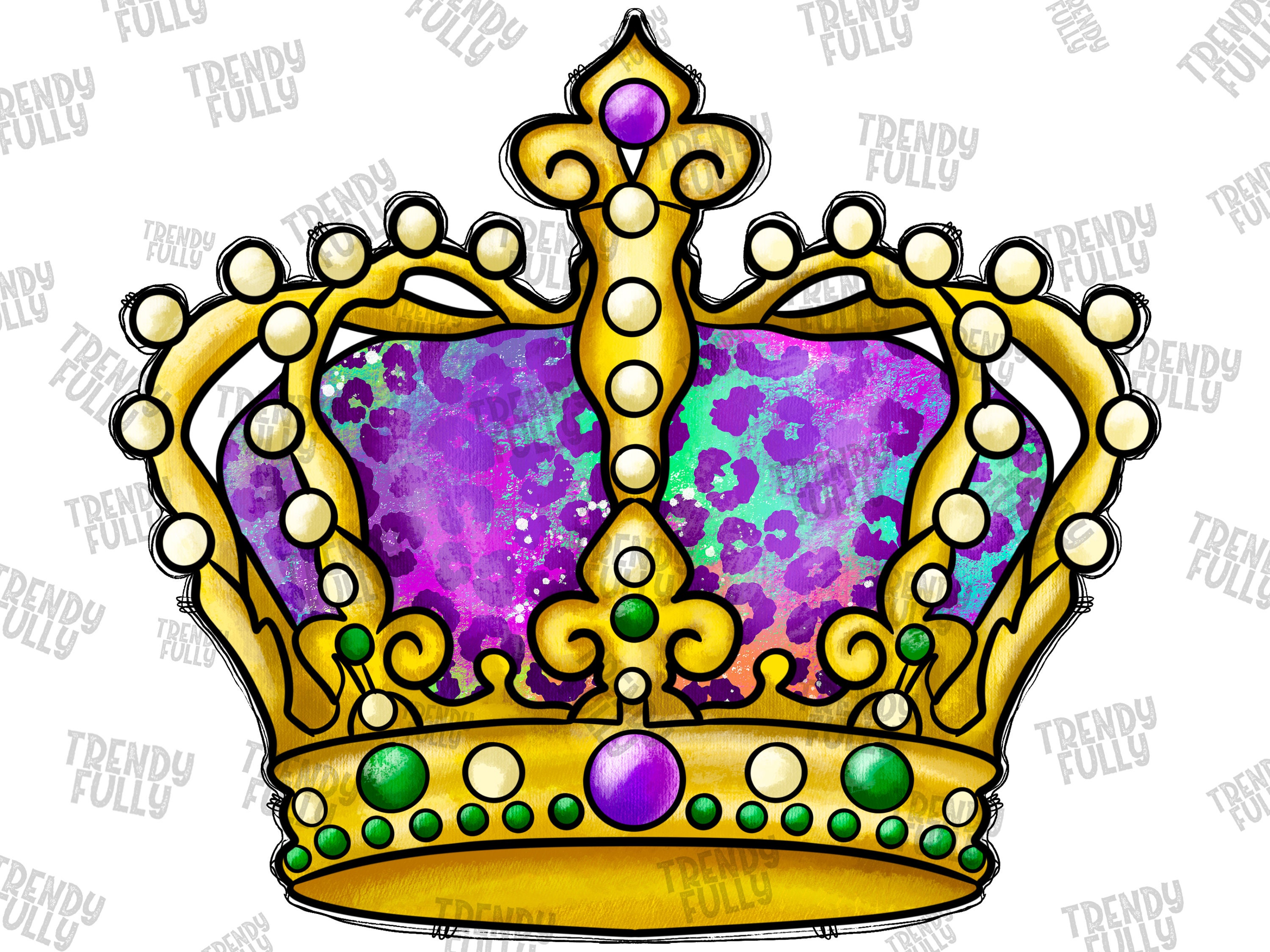 Mardi Gras Queen Crown Clip Art