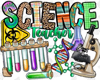Science Sublimation PNG Design, Science Life, Love Science, Digital ...
