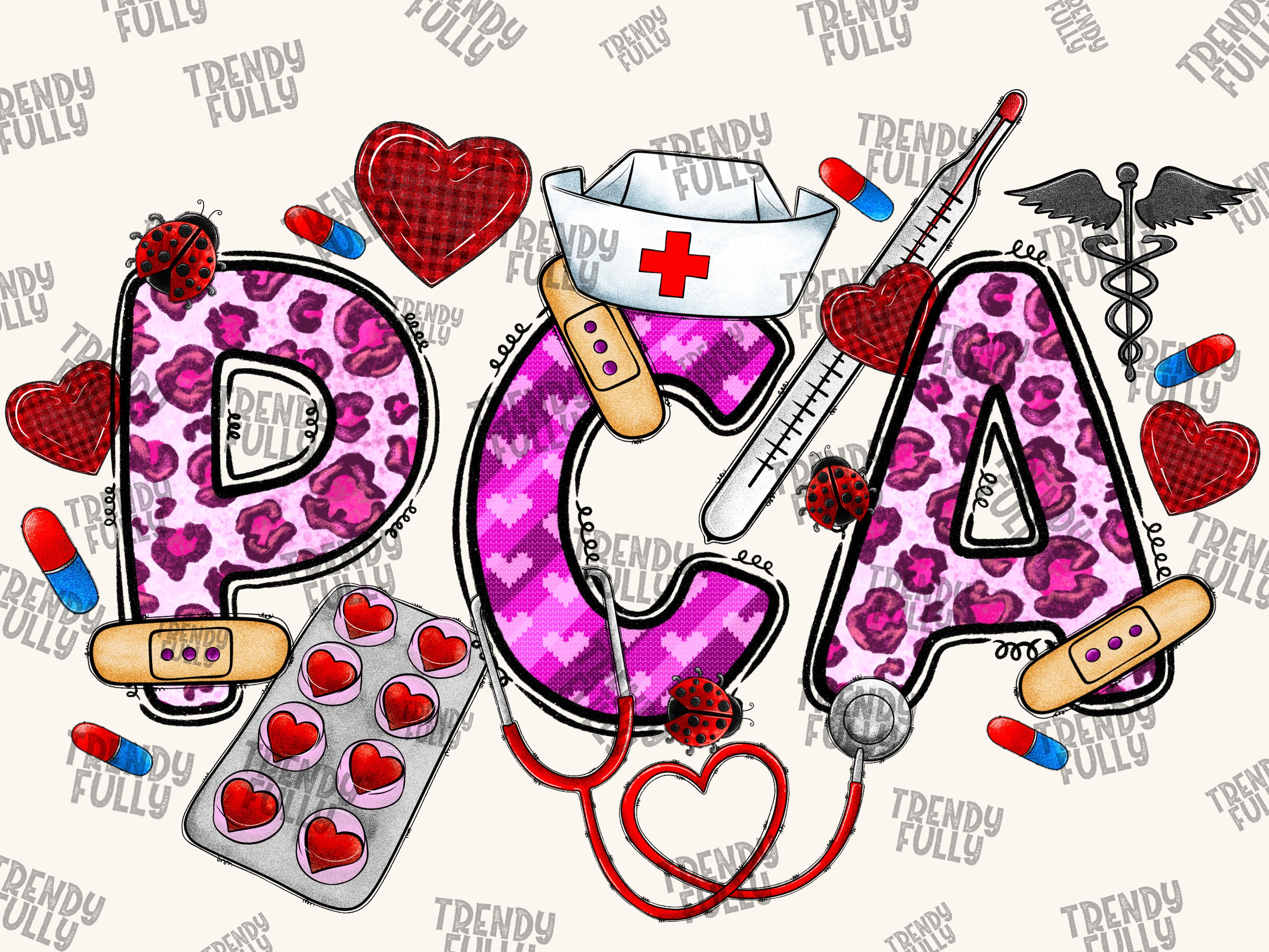 Western Valentine PCA Nurse PNG Sublimation Design (digital Download ...