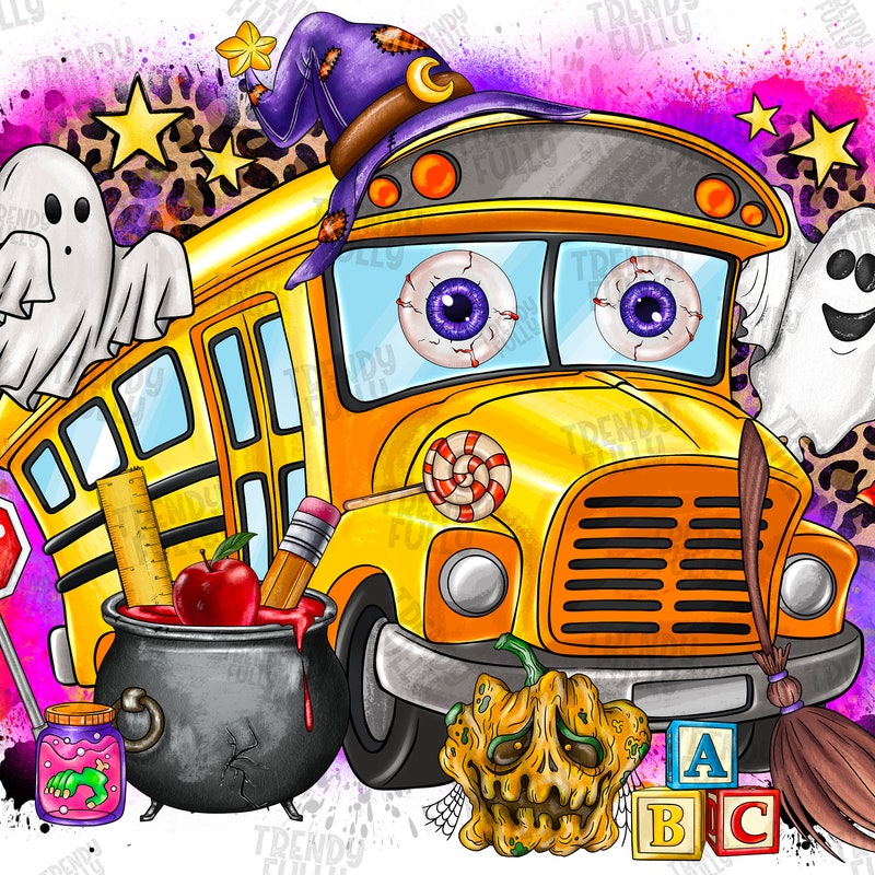 Halloween Bus Decor - Etsy