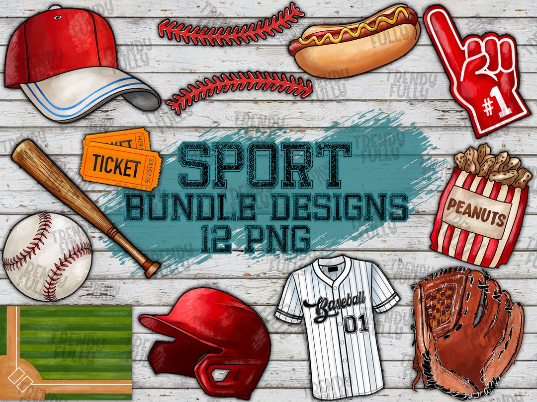 Sport Balls Png Bundle for Creators Western PNG Files, Baseball Sports ...