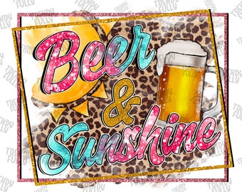 Beer and Sunshine Svg Png Digital Download - Etsy