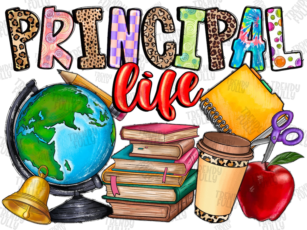 Principal Sublimation PNG, Assistant Principal, Back to School ...