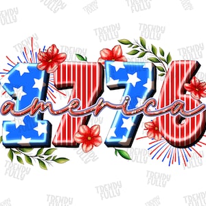 1776 Png Sublimation Design Download, 1776 America Png, 4th of July Png ...