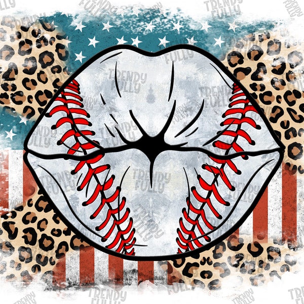 Lips Baseball Svg - Etsy
