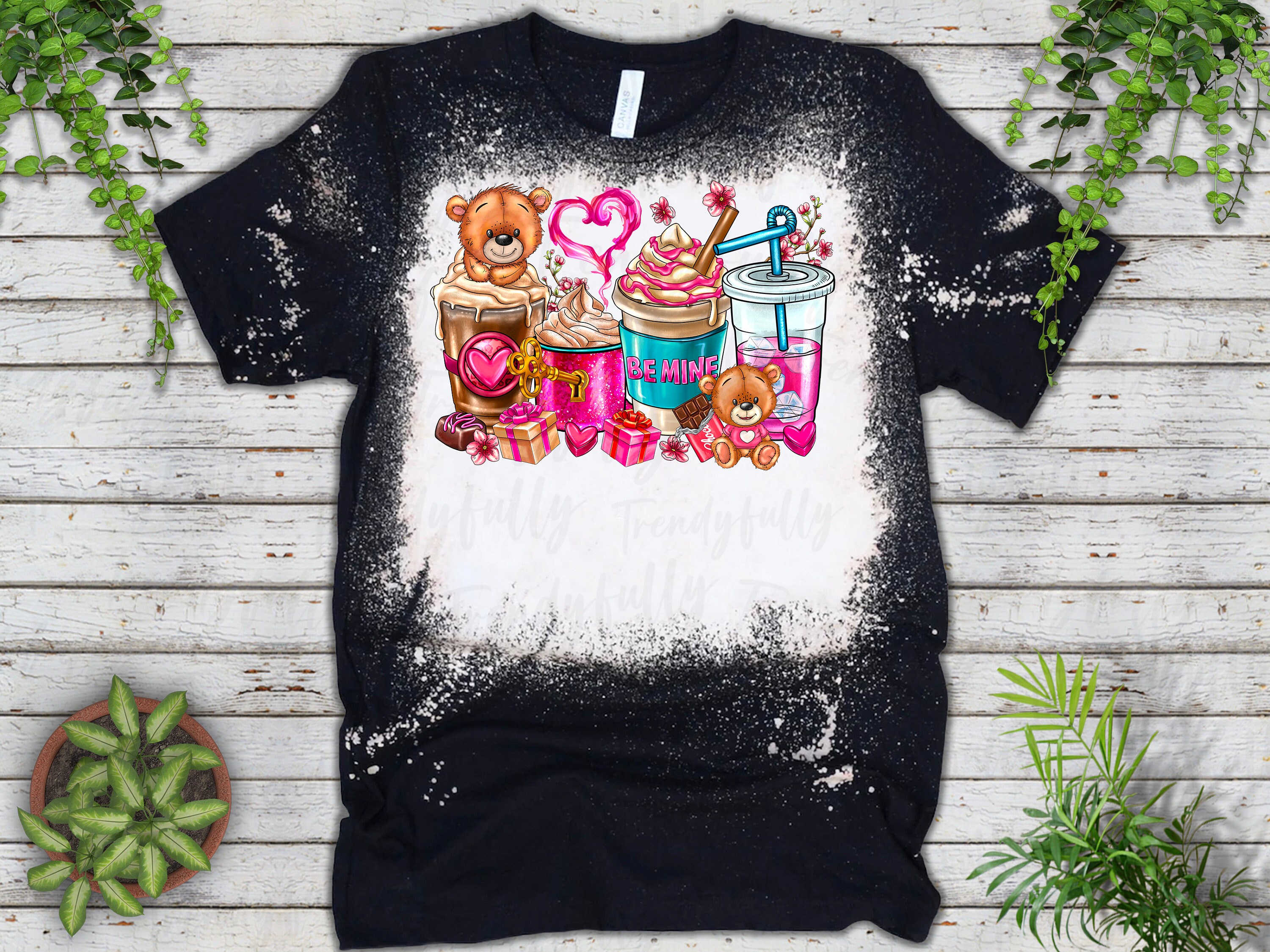 Be Mine Coffee Cups Png, Valentine's Day Png, Plush Bear, Coffee Png ...