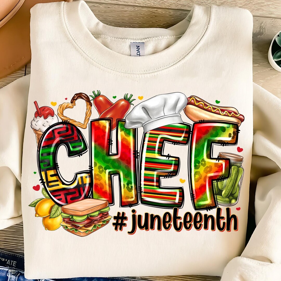 Juneteenth Chef Png,black Culture Cooking Design,juneteenth Kitchen ...